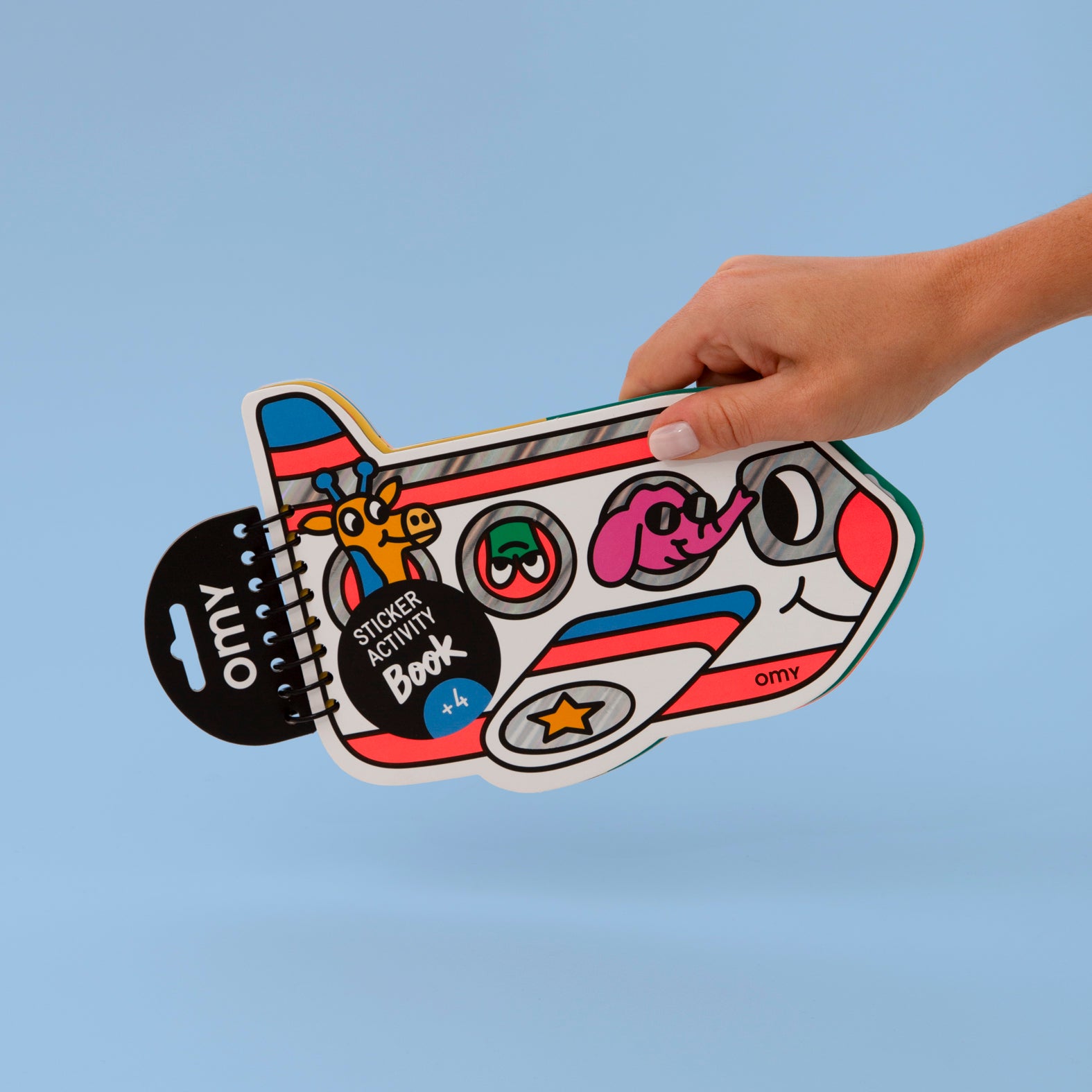 Sticker Activity Book – Vroom | Fun Stickers for Kids 4+ | OMY