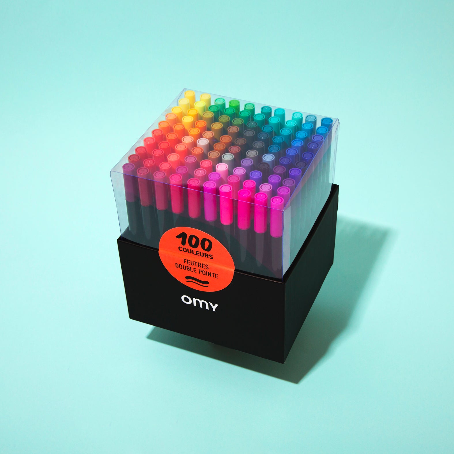 Box of 100 Dual-Tip Markers | Perfect for OMY Coloring Posters ...