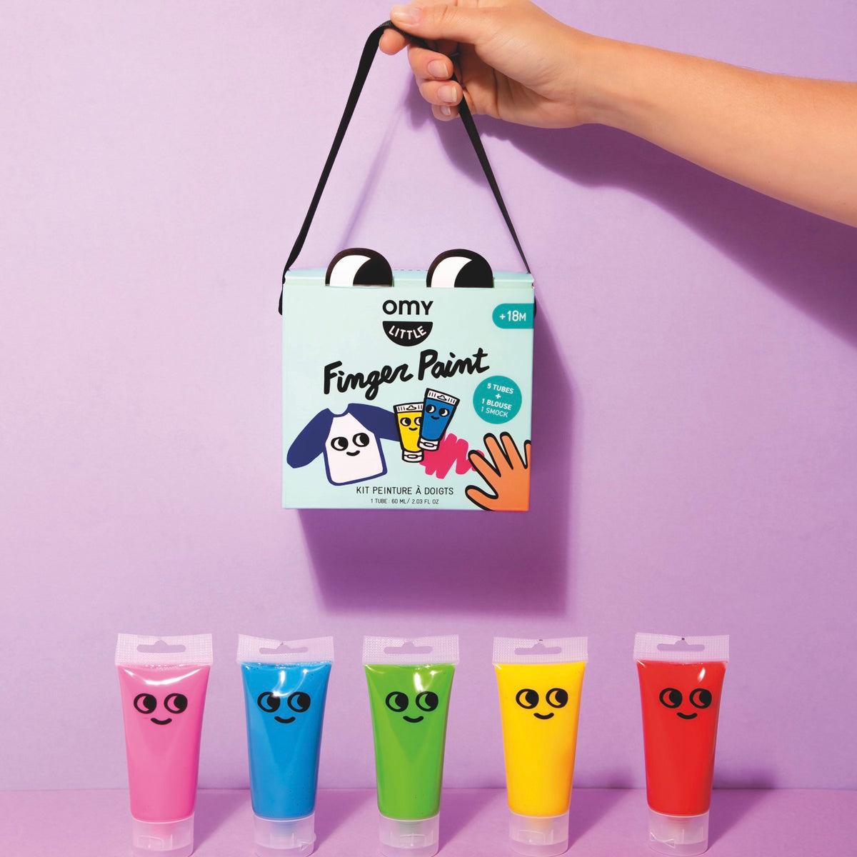 Finger Paint | Finger Painting Kit for Kids 18+ Months | OMY