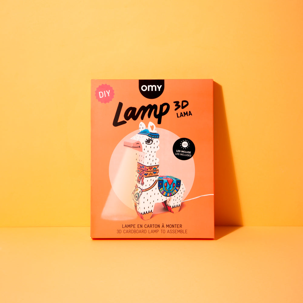 Lama 3D Lamp | DIY Kit for Kids Age 8+ | US OMY Maison Official Site