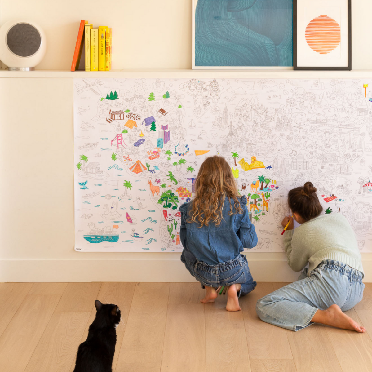 USA Giant Coloring Poster | Official Site Omy Maison US