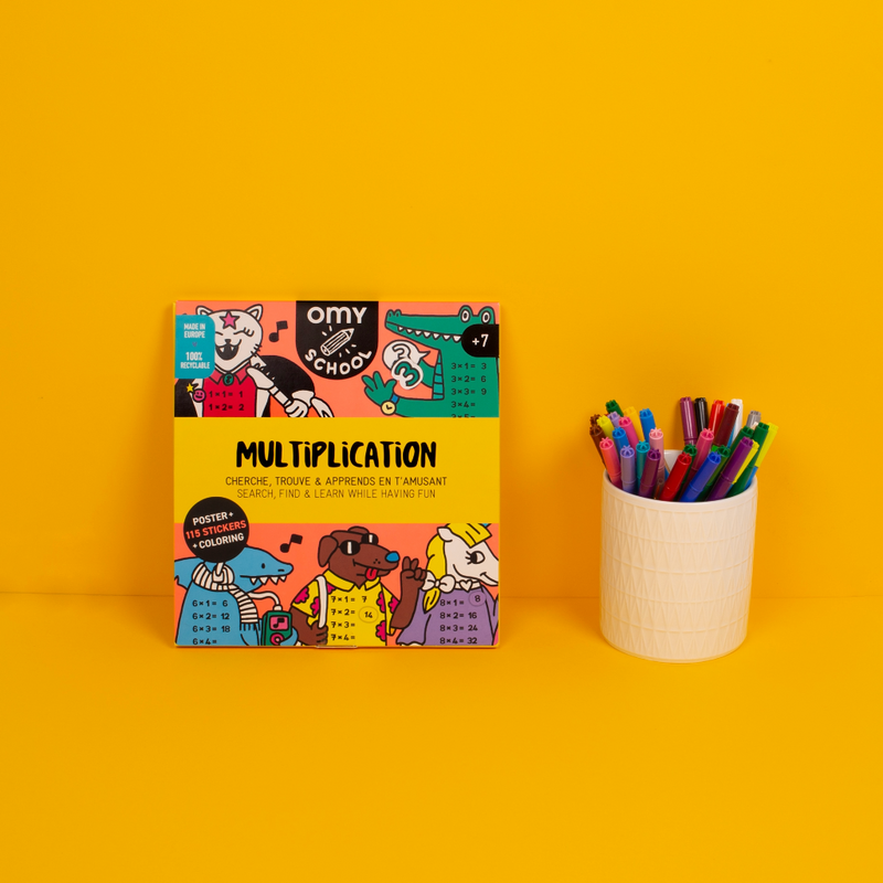 Multiplication - OMY SCHOOL Educational Poster | Official Site Omy ...